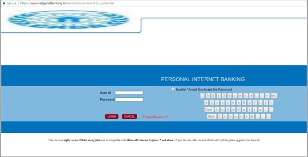 How to Login on Chhattisgarh Rajya Gramin Bank (CRGB) Internet Banking