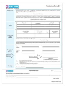 Update Nomination Details in HDFC Online