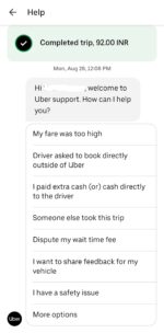 Uber Online Complaint 2025 | Helpline Methods