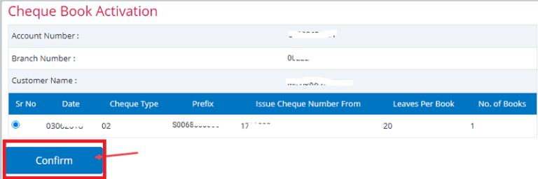 Activate Central Bank of India Cheque Book Online 2025